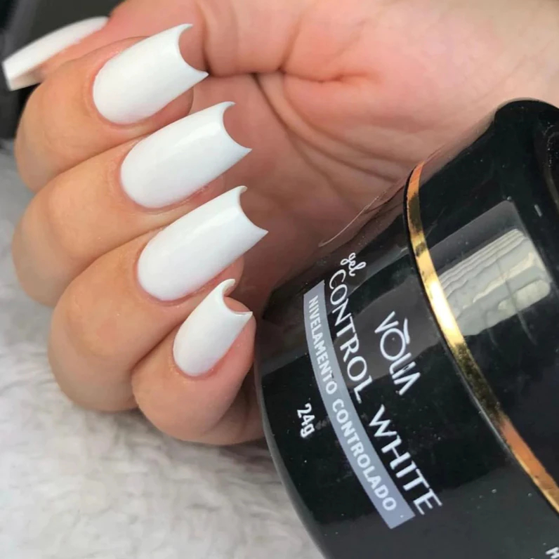 Gel Vólia Control Para Unhas White 24g | Shopee Brasil