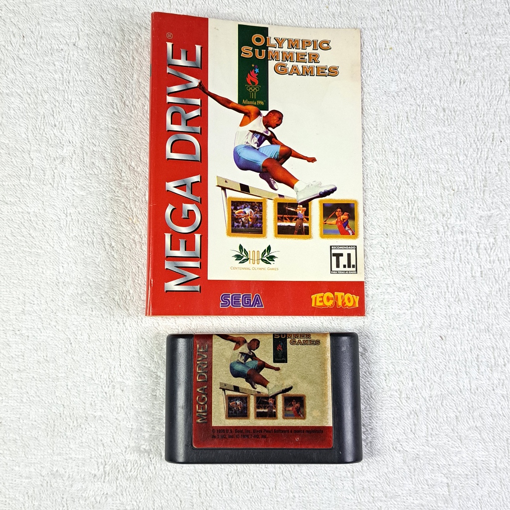 Olympic Summer Games Tectoy - Mega Drive Sega Com Encarte | Shopee Brasil