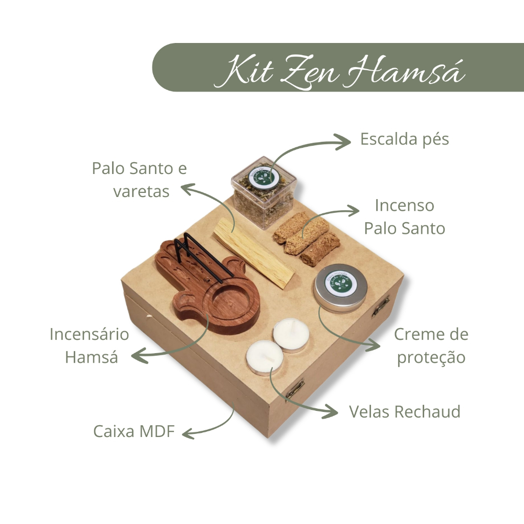Kit Presente Incensário para Palo Santo Porta Incenso pau santo ...