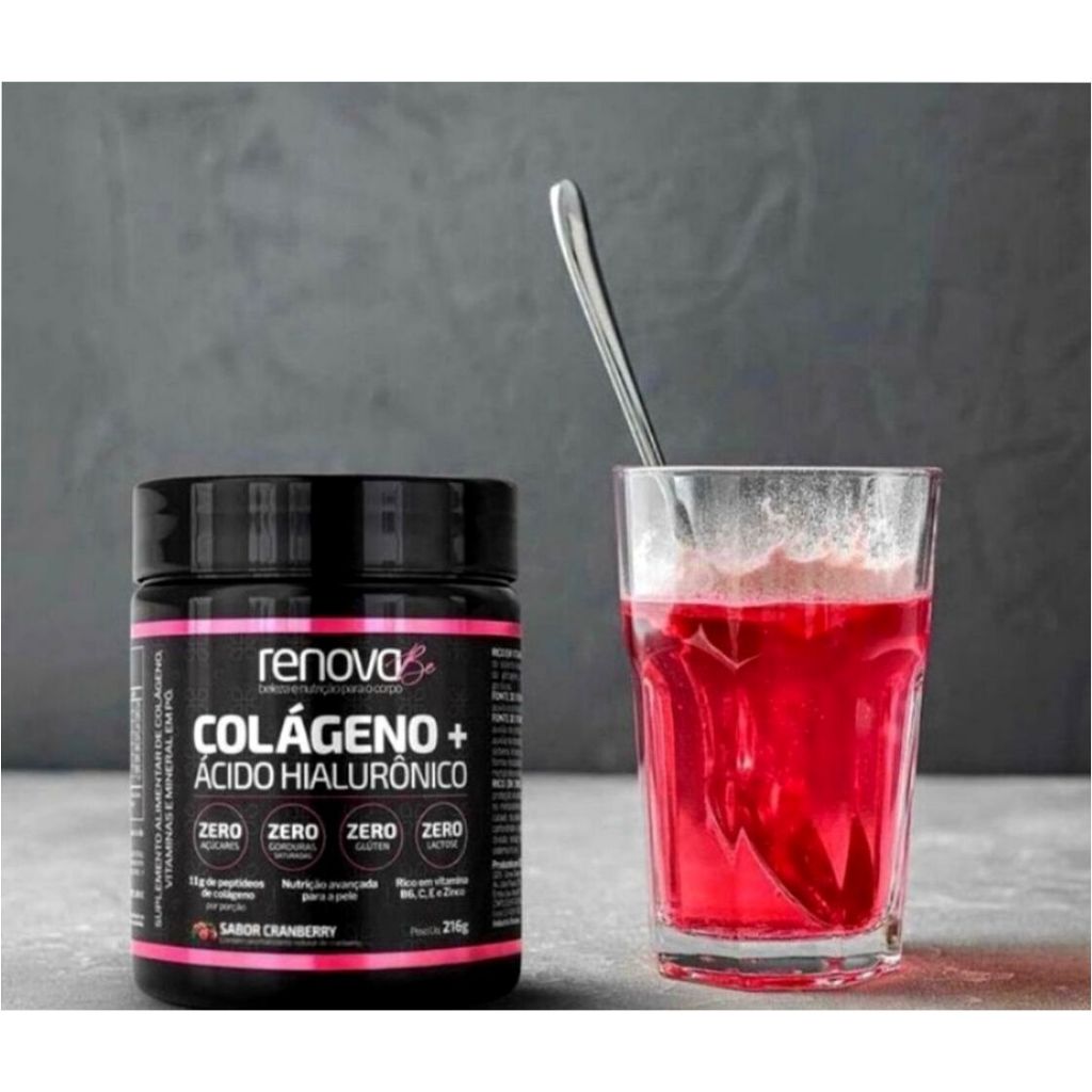 Colágenos com Ácido Hialurônico Haplex Plus Verisol e Biotina - Renova Be | Shopee Brasil