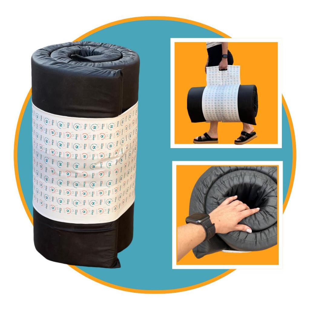 Colchonete Espuma Visita Camping Solteiro Viagem Descanso D28 | Shopee ...