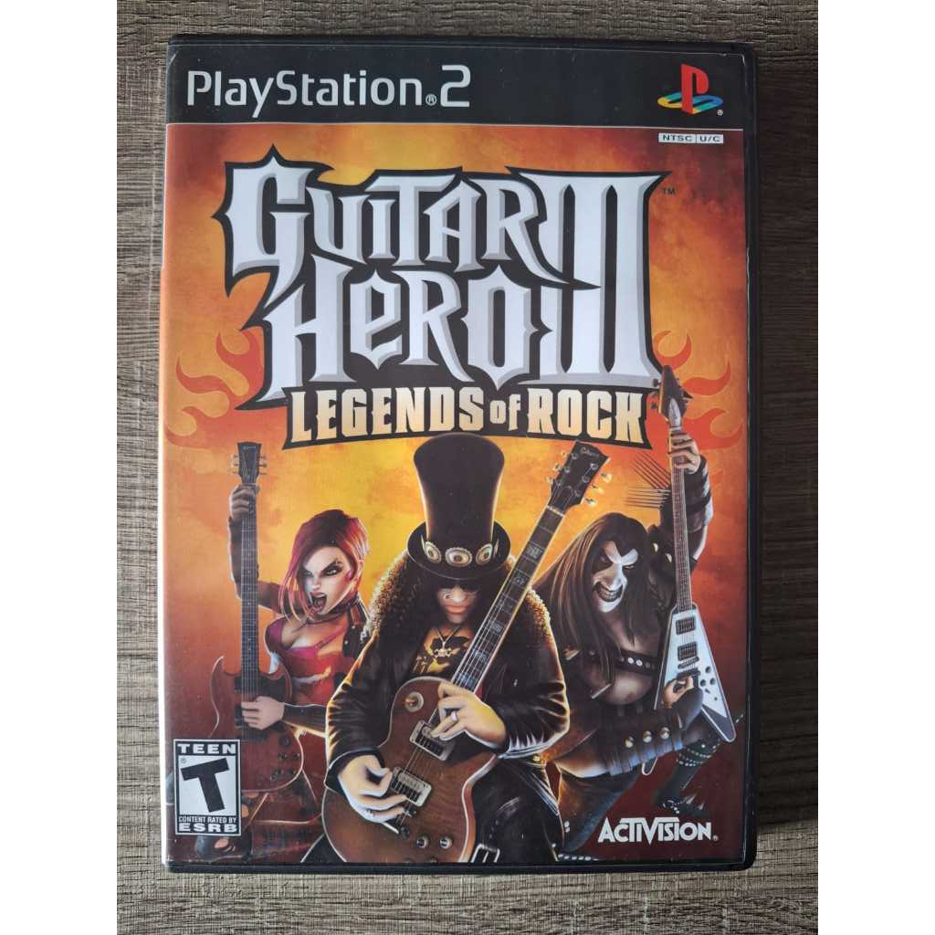 PS2 - Guitar Hero 3: Legends Of Rock (Original) | Shopee Brasil