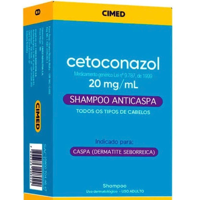 Cetoconazol Shampoo Anticaspa 100ml Cimed | Shopee Brasil