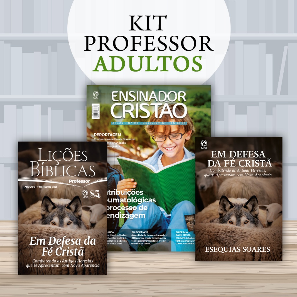 Kit - Professor EBD 1º Trimestre - Professor Ampliada | Shopee Brasil