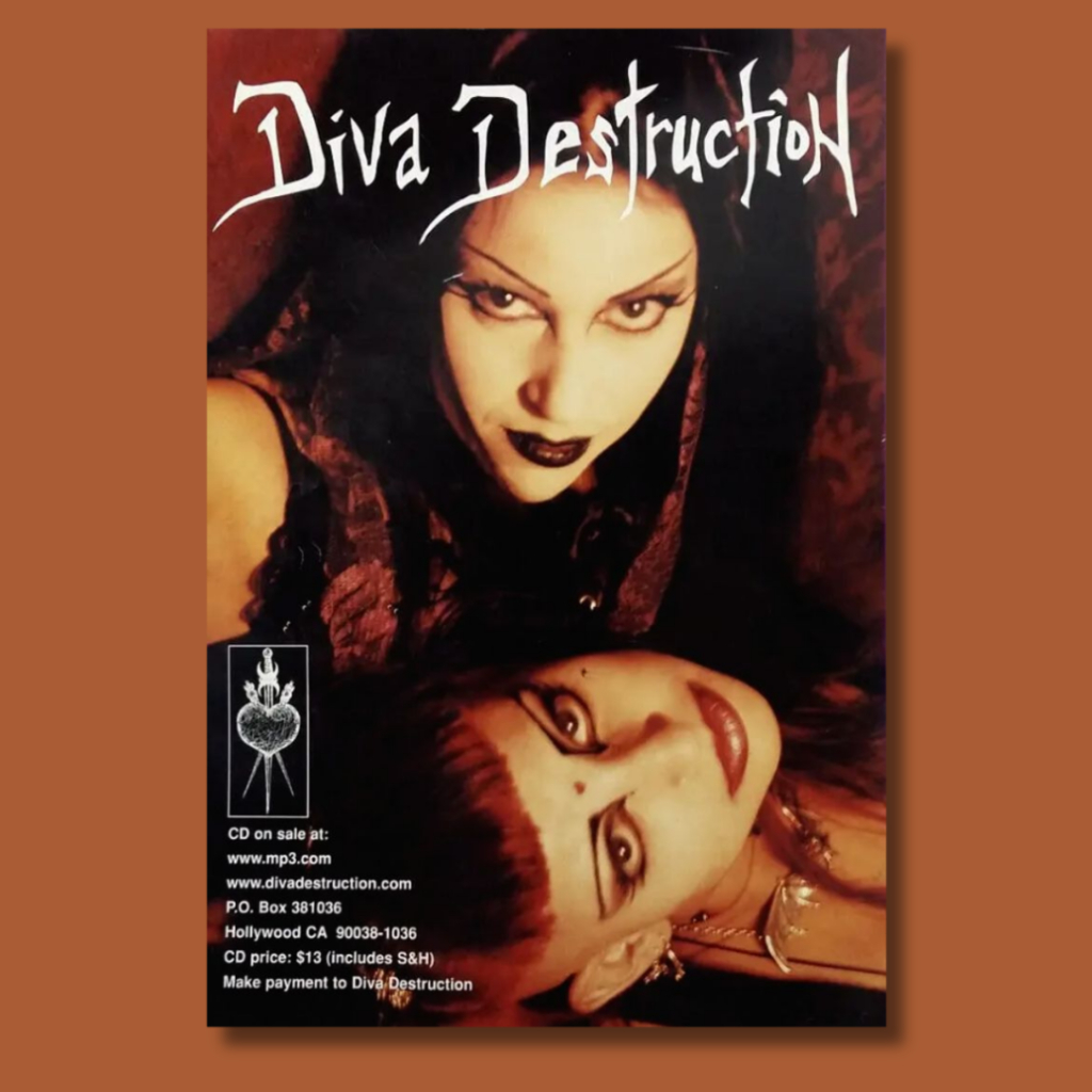 Poster Diva Destruction 42x30cm goth rock punk Cartaz Premium Wallpaper ...