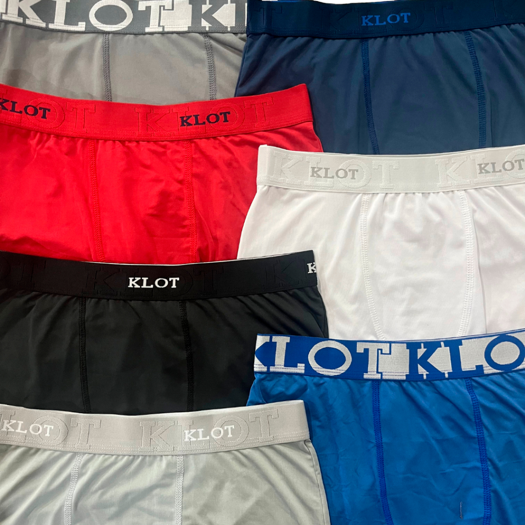 KIT 10 CUECAS BOXER MICROFIBRA ADULTO - KLOT - CUECA BOX LISA | Shopee ...