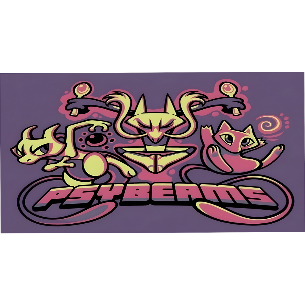 Mouse pad Gamer Pokemon Mewtwo - Alakazam - Mew (58 cm x 30 cm ...
