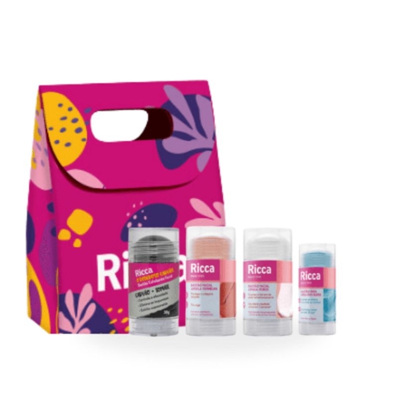 Kit Bastão Facial Ricca | Shopee Brasil