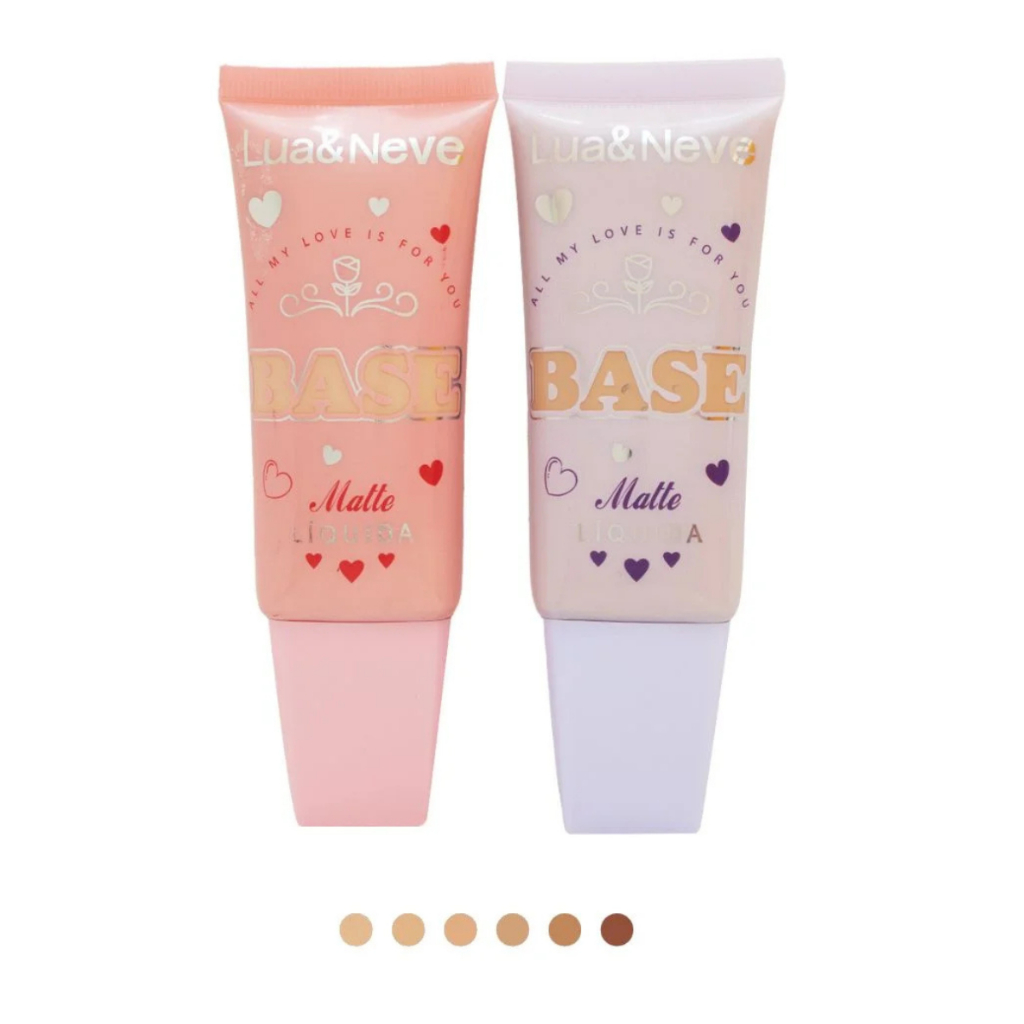 Base Líquida Matte Lua e Neve All My Love Is For You | Shopee Brasil