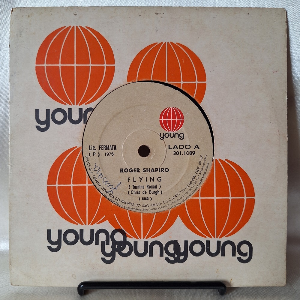 DISCO DE VINIL COMPACTO 7" - ROGER SHAPIRO – FLYING / (I BELIEVE) THERE ...