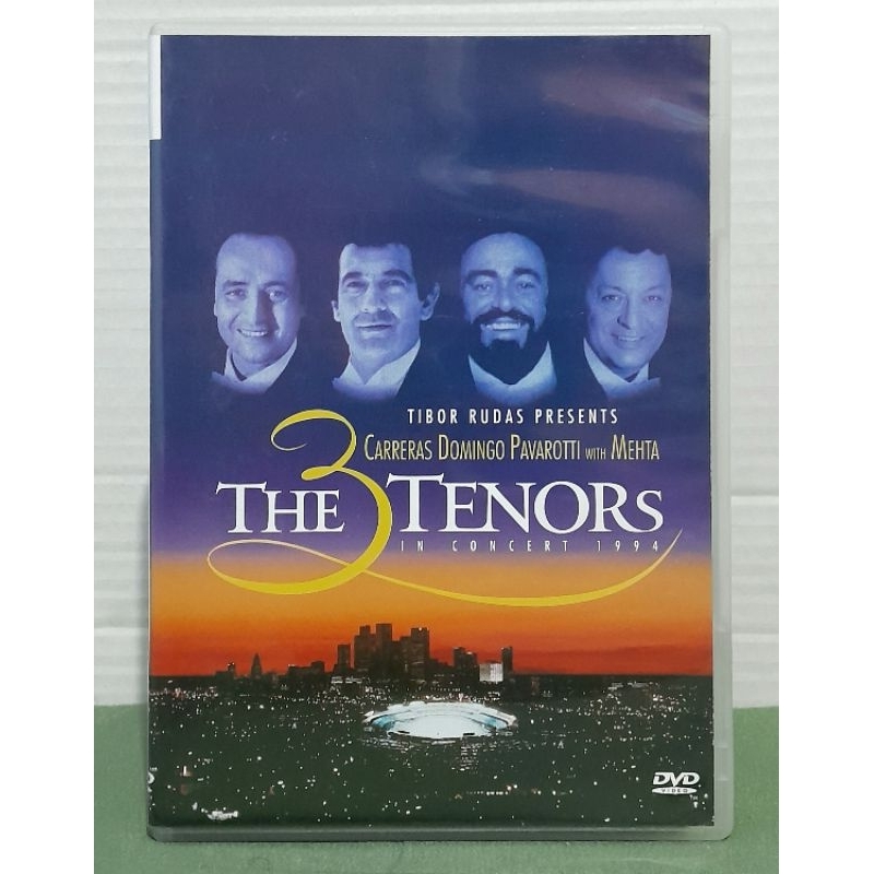 Dvd The 3 Tenors - In Concert 1994 - Original Usado | Shopee Brasil