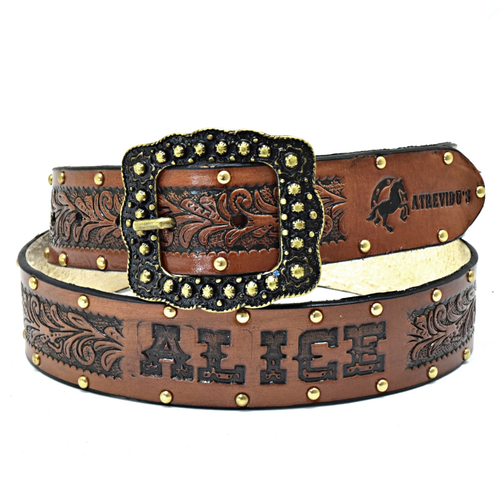 Cinto Country Personalizado Com Nome Feminino Atrevidu's | Shopee Brasil