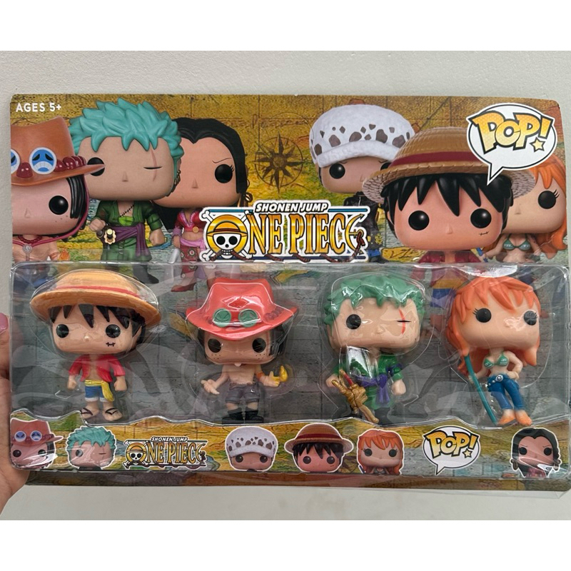 KIT FUNK POP ONE PIECE COM 4 BONECOS - ENVIO IMEDIATO | Shopee Brasil