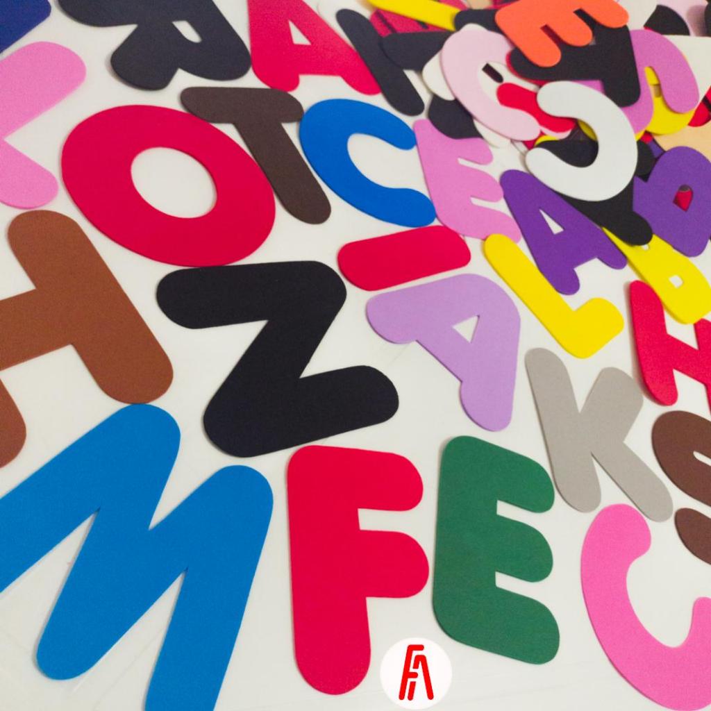 23 Letras E.V.A. - 12 cm. | Shopee Brasil