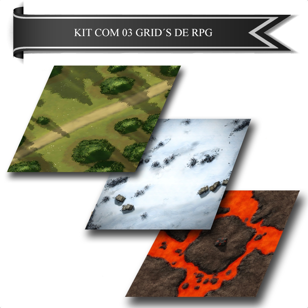3 Grid de RPG em tecido Playmat Dungeon and Dragons | Shopee Brasil