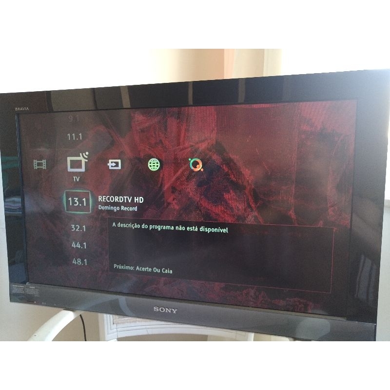 TV Sony BRAVIA 32 polegadas com problema no painel | Shopee Brasil