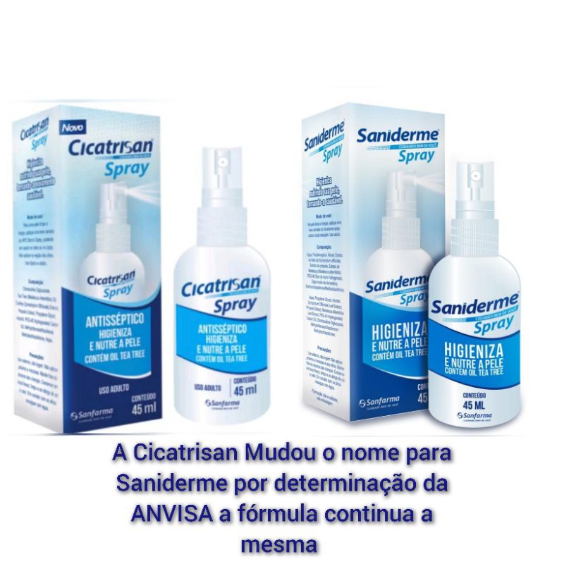 Antisséptico Spray (Ex Cicatrisan) Mudou o nome por determinação da ...