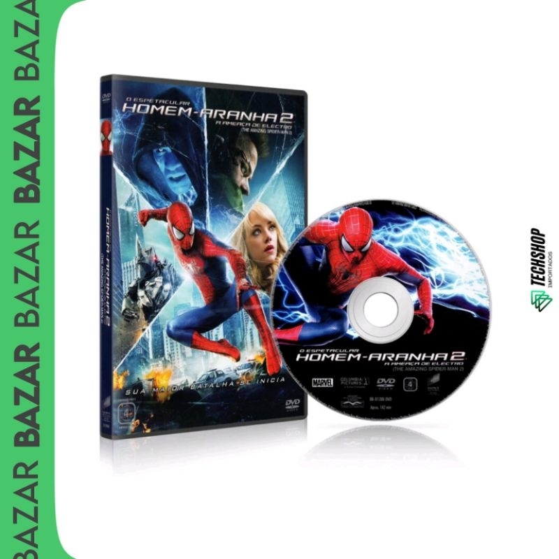 DVD O Espetacular Homem Aranha 2 | Shopee Brasil