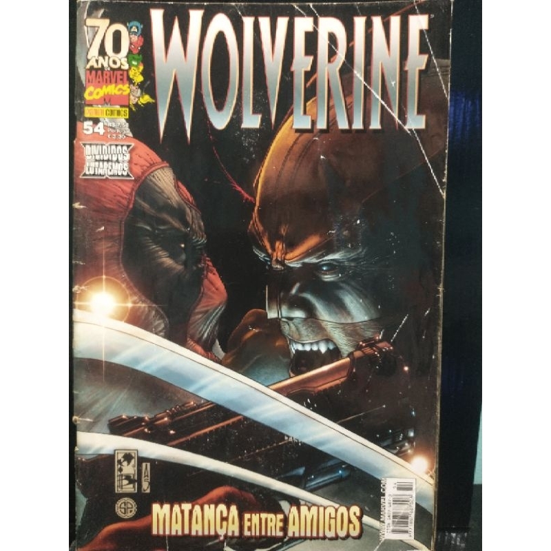 HQ Wolverine 54 Primeira Série (Ed Panini 2009) | Shopee Brasil
