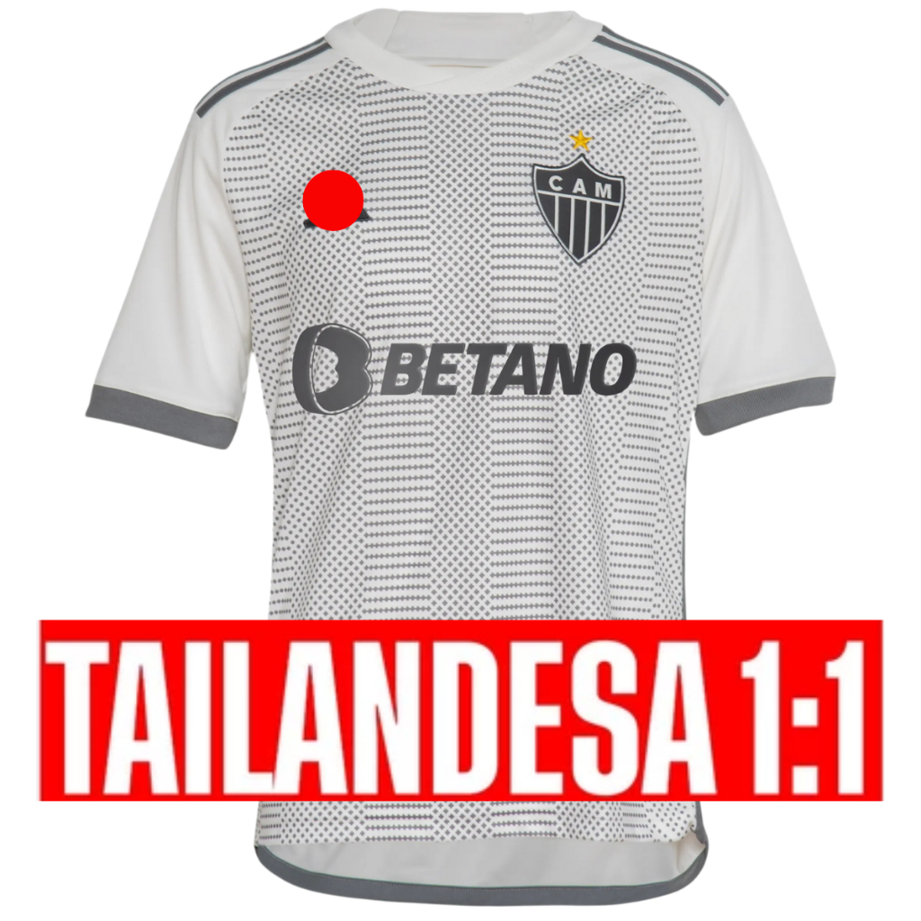 Camisa do Galo Atlético Mineiro Branca 2024 - Camiseta de Time | Shopee ...