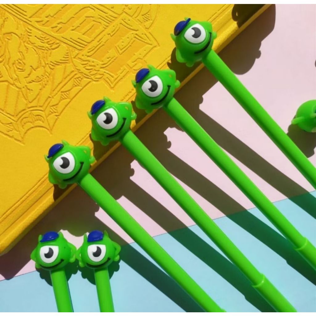 Kit 12 Canetas Monstros S A Mike Wazowski Kawaii Papelaria Fofa Escola ...