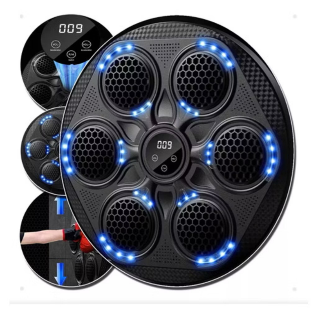 Máquina De Boxe Inteligente Bluetooth Musical Acende No Ritmo Da Música ...
