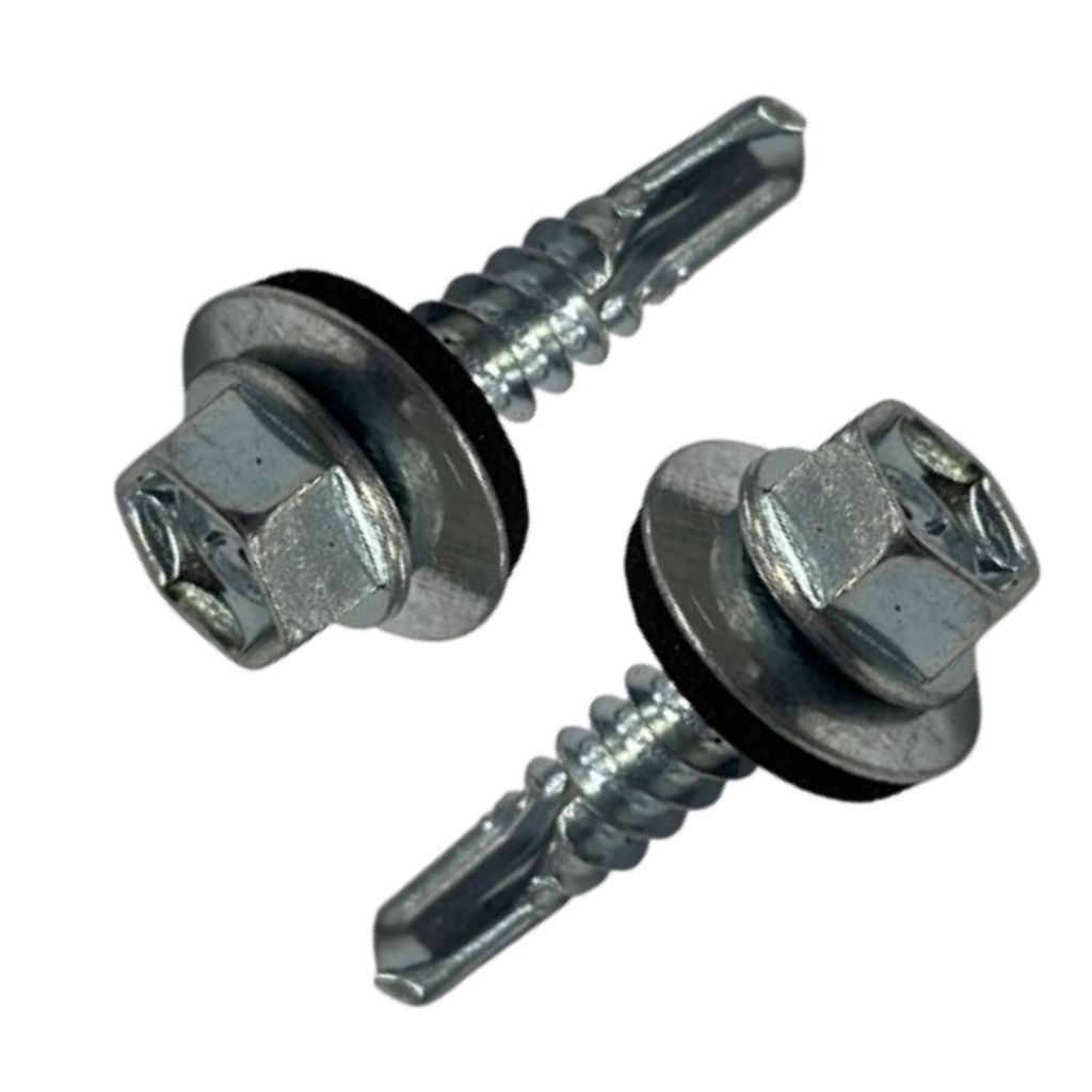 Parafuso Autobrocante Telha 5,5x25mm 12x1 Kit Atacado | Shopee Brasil