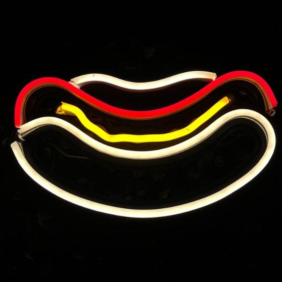 Painel Neon Led Hot Dog - Cachorro quente - 20 Cm | Shopee Brasil