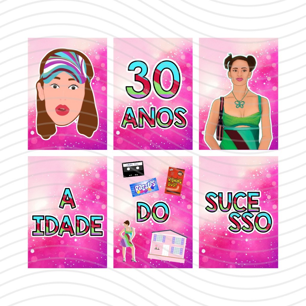 Painel Banner De Repente 30 Anos a idade do Sucesso Painel Decoração ...