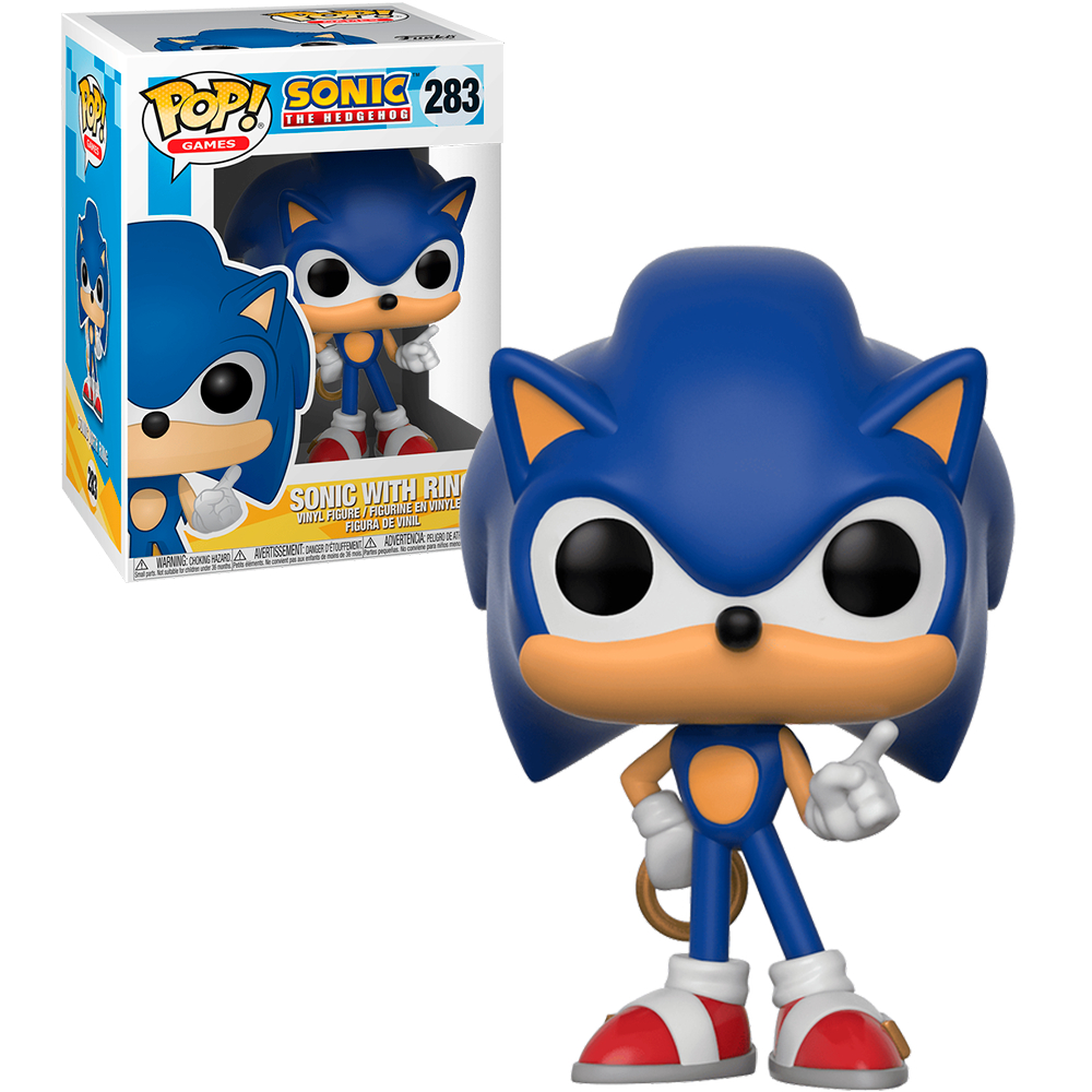 Funko Pop! Games Sonic - Sonic With Ring 283 | Shopee Brasil