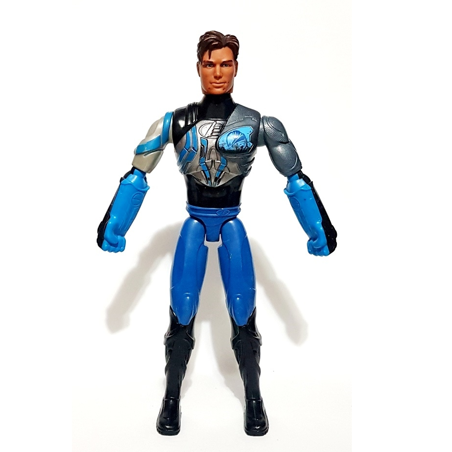 MAX STEEL AZUL MATTEL COM 30CM BONECO ORIGINAL USADO P2 | Shopee Brasil