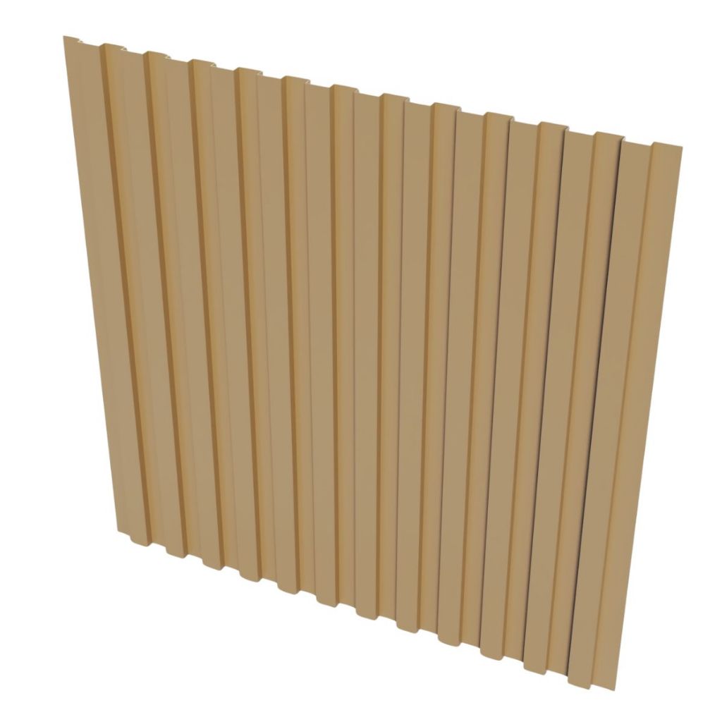 Placa Ripada em PVC Marrom Claro Estilo Moderno e Elegância | Shopee Brasil