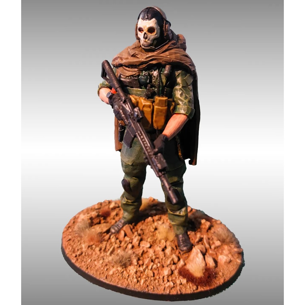 Simon "Ghost" Action Figure - Call of duty - Faz a Boa!