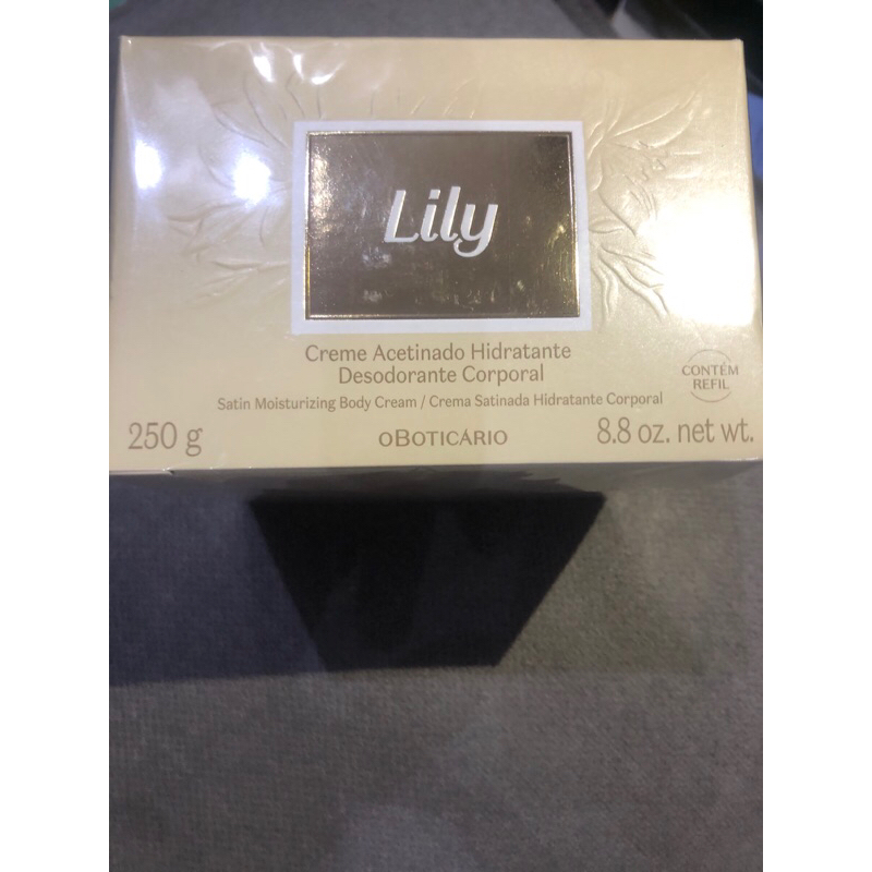 creme acetinado Lilly 250g | Shopee Brasil