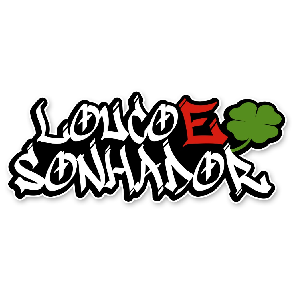 Adesivo Louco e Sonhador Carro Caminhão Dub Automotivo 40x16 | Shopee ...