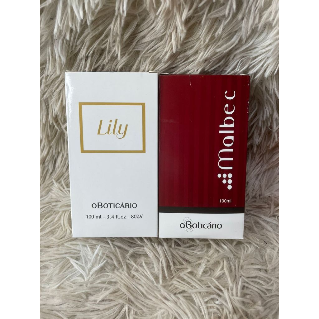 Kit C/2 Perfume 100 ml Cada (Lily e Malbec) | Shopee Brasil