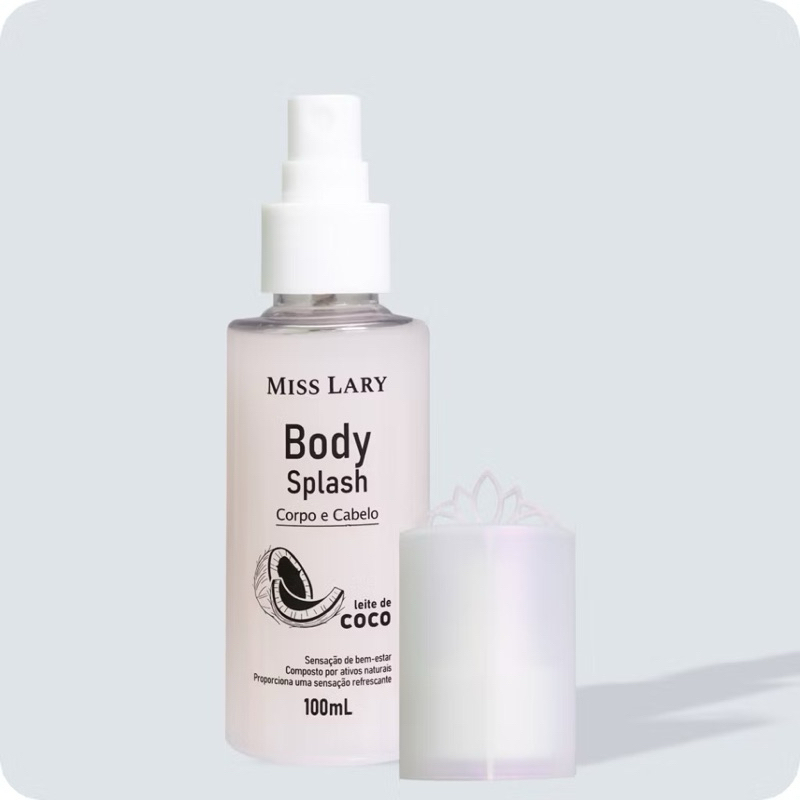 Body Splash Corpo e Cabelo Miss Lary - Côco | Shopee Brasil