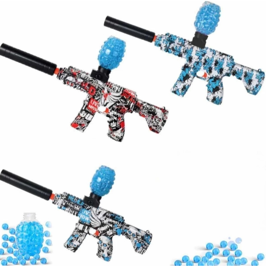Metralhadora De Gel Bolinhas Orbeez Rifle Elétrico AK47 Metralhadora ...