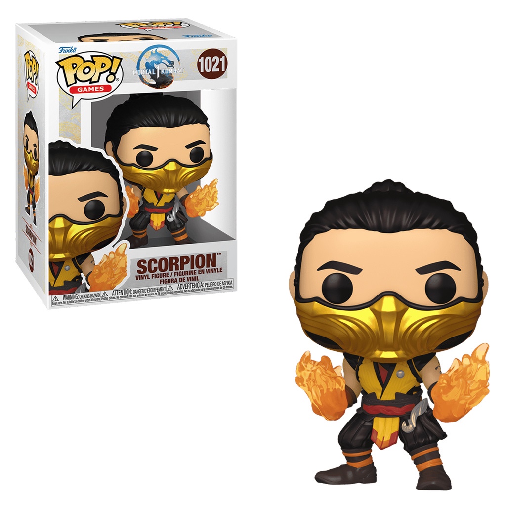 FUNKO POP GAMES MORTAL KOMBAT 1 - SCORPION 1021 | Shopee Brasil