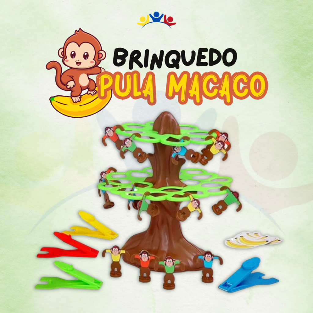 Jogo Pula Macaco Brinquedo Lança Macaquinho | Shopee Brasil