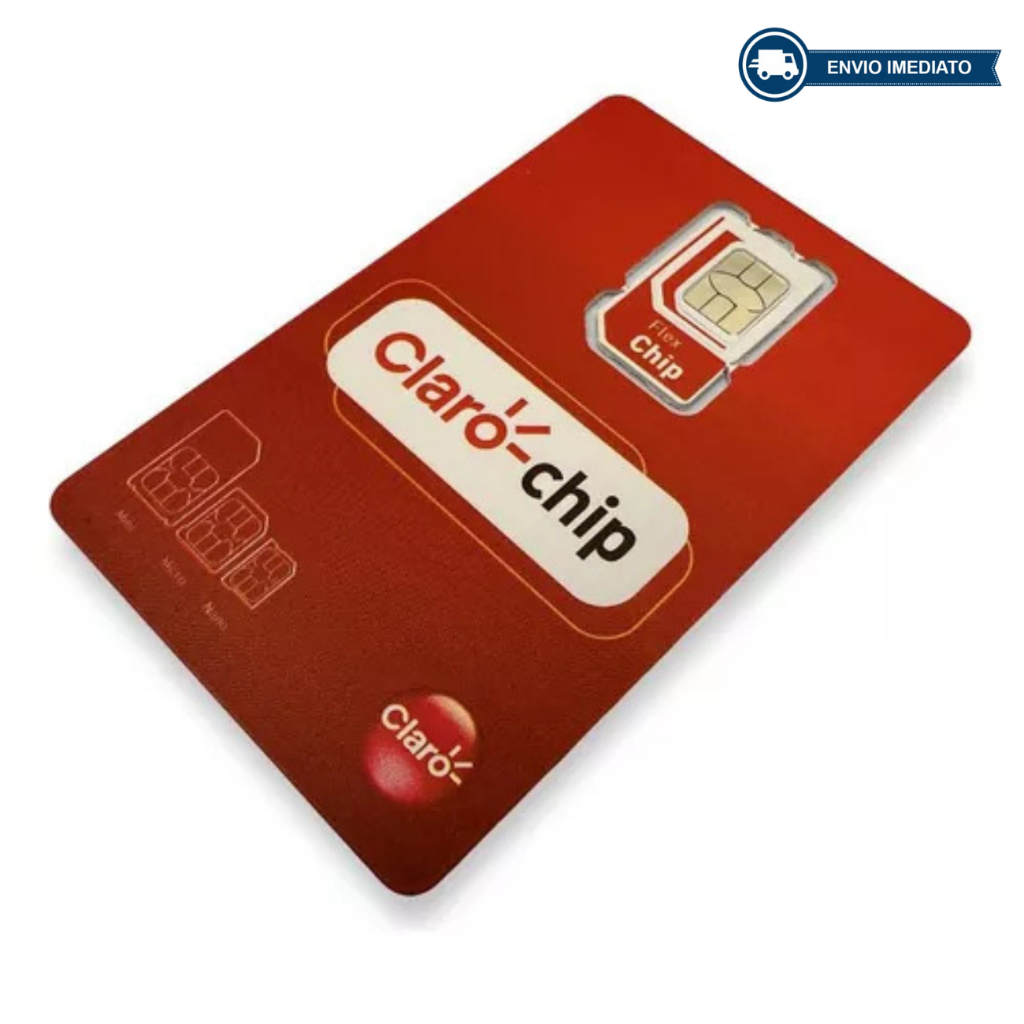 Chip Claro 4G/5G Triplo Corte - DDD Automático de cada Região (11 a 99 ...