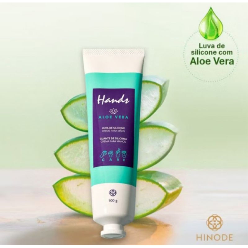 Creme para as mãos Luva de silicone hands Hinode 100g | Shopee Brasil