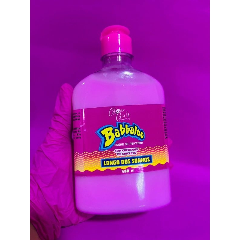 Creme de pentear babaloo 500ml Gloss Girls longo dos sonhos | Shopee Brasil