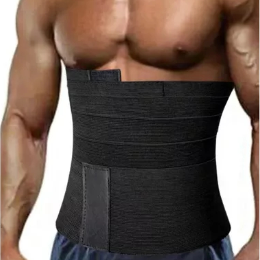 Cinta Modeladora Masculino Feminino Plus Size Faixa 3 Metros + Forte ...