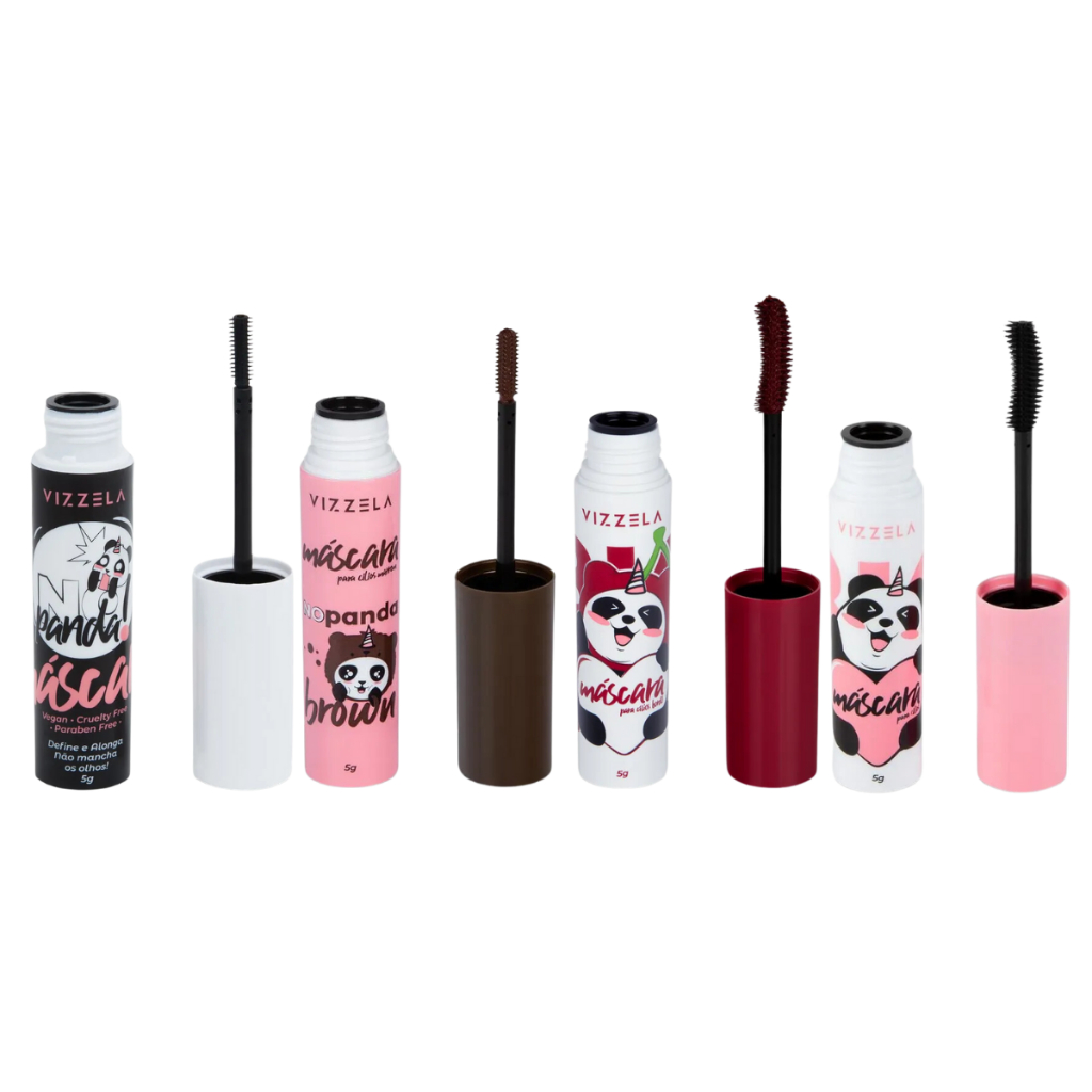 Máscara de Cílios No Panda, Big No Panda Bordô Cherry, No Panda Brown ...
