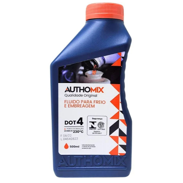 Fluido Freio Dot 4 500ml Authomix | Shopee Brasil