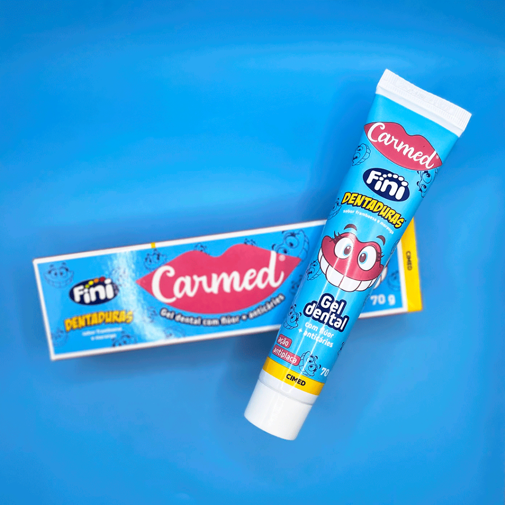 Carmed Gel Dental Dentaduras Fini 70g | Shopee Brasil