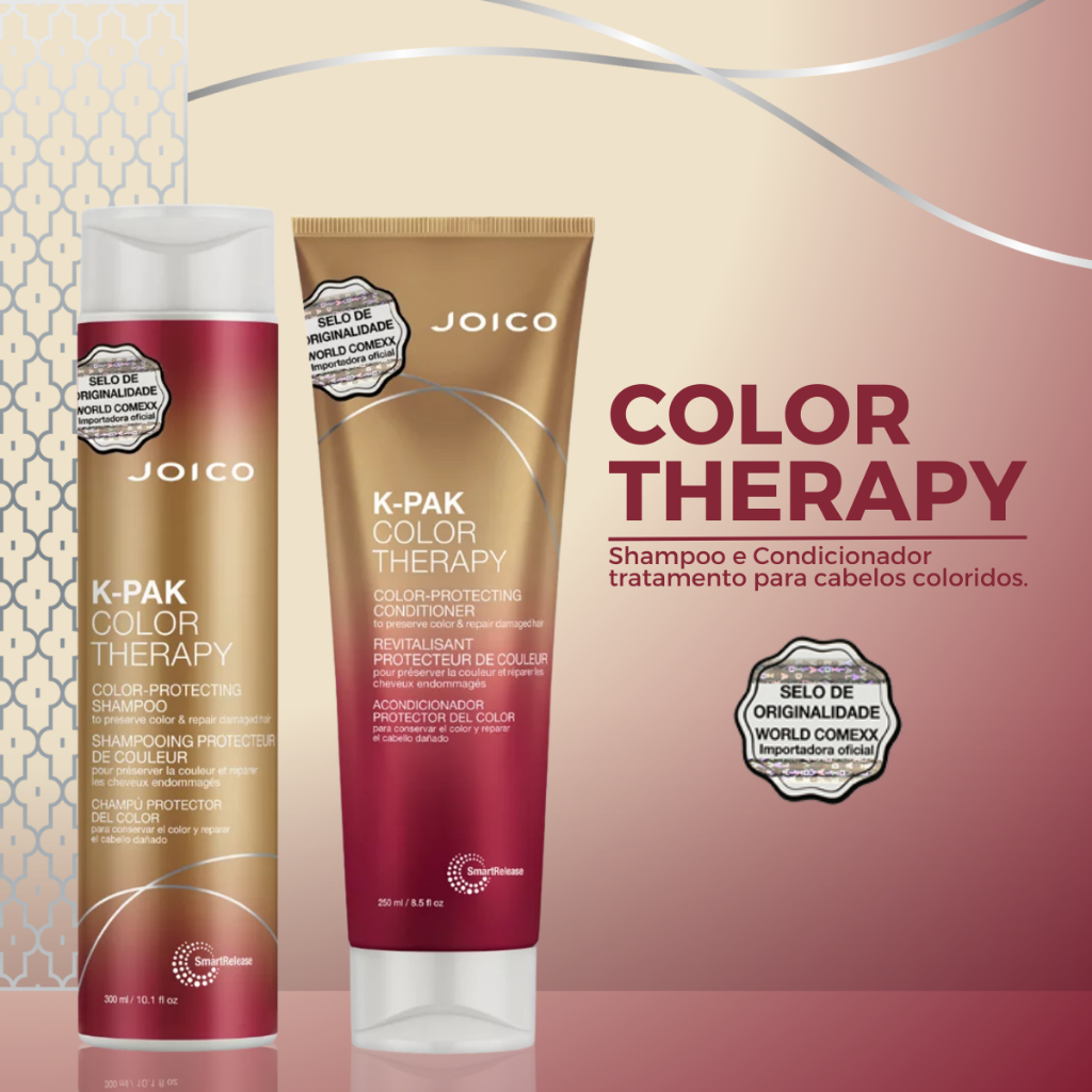 Kit K-PAK Color Therapy Duo Joico 550ml | Shopee Brasil