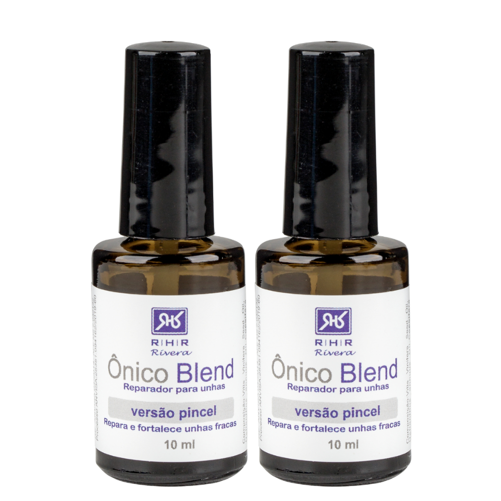Kit 2 Ônico Blend 10ml Pincel - Fortalecedor De Unha | Shopee Brasil
