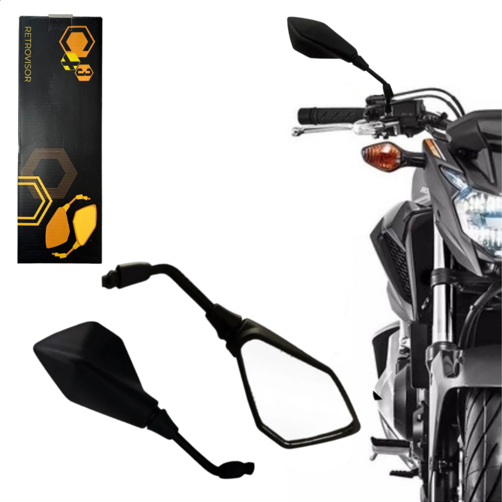Retrovisor Kawasaki Modelo Original Z400 Para Fan 150 | Shopee Brasil